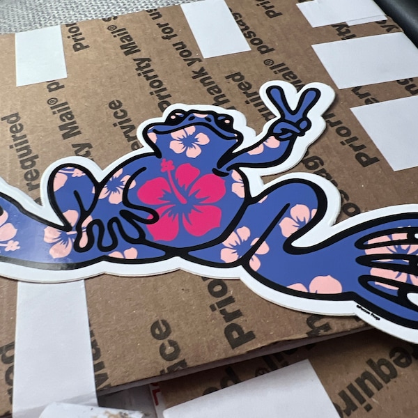Peace Frogs Teacher Sticker ~ 5" Diameter ~ Made of Durable Vinyl ...