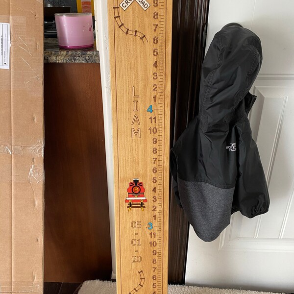 Wooden Family Grow Chart/personalized Measuring Stick/giant Ruler ...