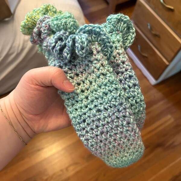 PDF Crochet Ruffle Hat PATTERN - Etsy