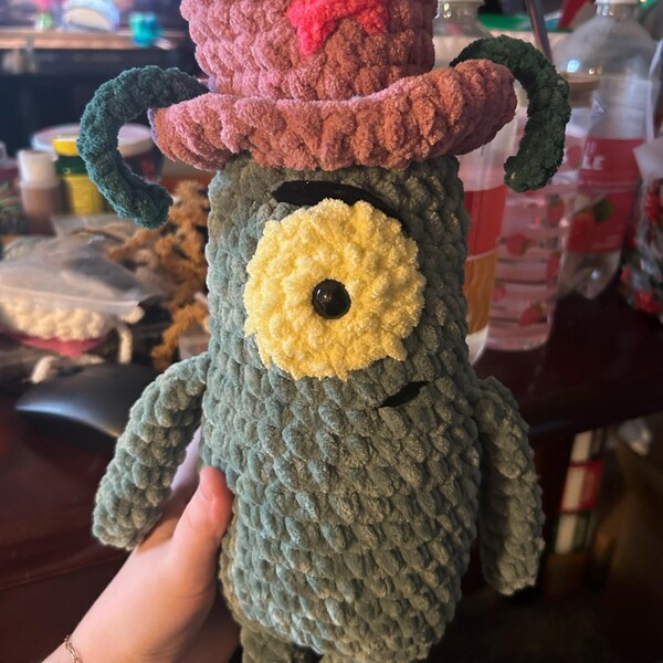 Pink Pony Plankton Crochet Pattern - PDF Pattern, Crochet, Digital ...