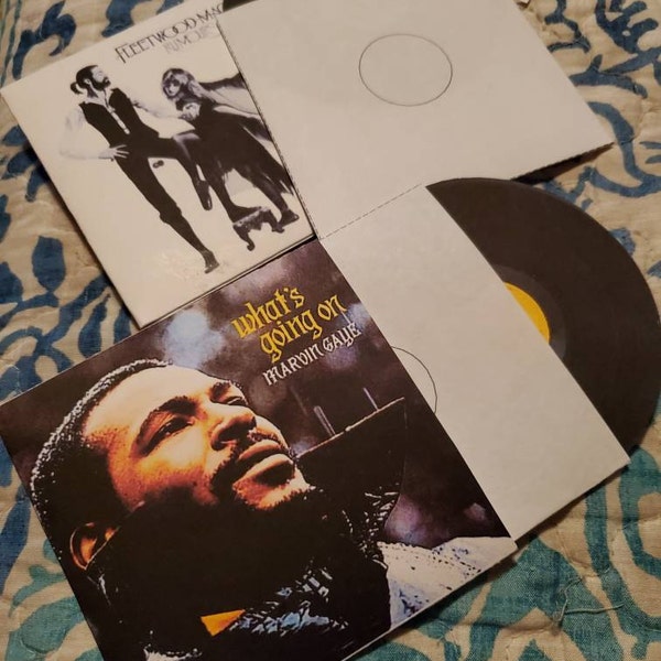 Mini Vinyl Record and Sleeve Template | for Minis, Dollhouse, Party ...