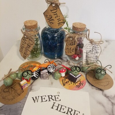 Handmade Wooden Book Worm Bookwormlarge and Small Book Worm Decor ...