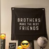 Brothers Quote Flag, Nursery Wall Decor, Wall Art Pennant Banner, Kids ...