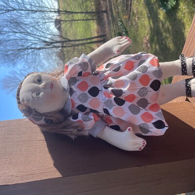 Rag Doll Sewing Handmade Doll Pattern 18 Inch Cloth Rag Doll Sewing ...