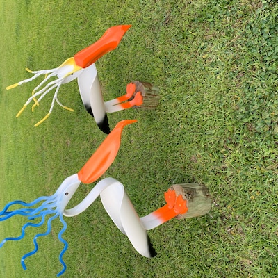 PVC Pipe Frazzled Flamingo Instant Pattern Download Bird - Etsy