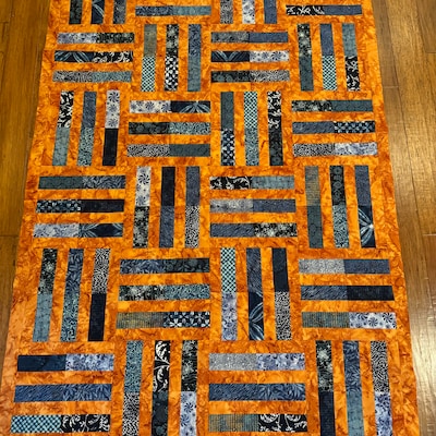 Log Jam PDF Digital Quilt Pattern by Pieced Just Sew, Jelly Roll or Fat ...