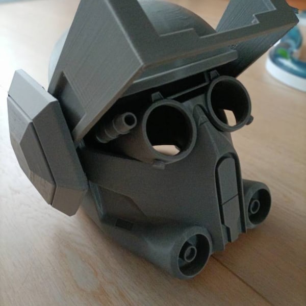 Helldivers 2 Light Gunner Helmet Cosplay 3D Print 3D Printed Helmet ...