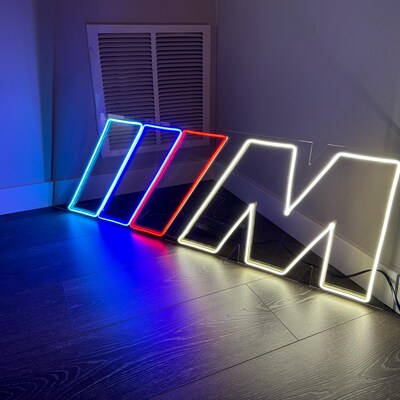 Amg Car Neon Sign / Neon Sign / Logo Neon Sign / Neon Sign Bedroom ...