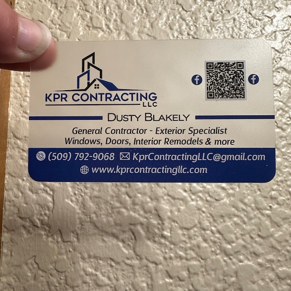 Transparent Business Card, Clear, QR Code, Pvc, Acrylic Frosty Plastic ...