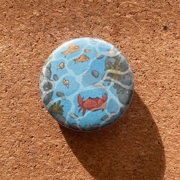 Aquarium Themed Pin Badges - Etsy