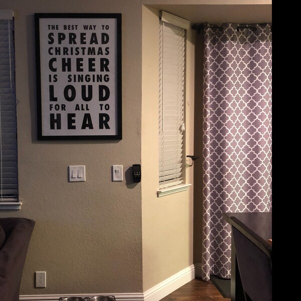 Elf Christmas Cheer Quote DIY Printable Wall Art | Minimalist ...