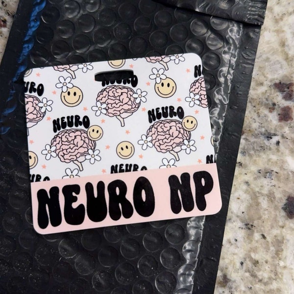 Mental Health Badge Buddy, Floral Badge Backer, RN Badge, Badge Buddy ...