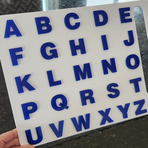 Acrylic Letters and Numbers Custom Laser Cut Capital Lower Case ...