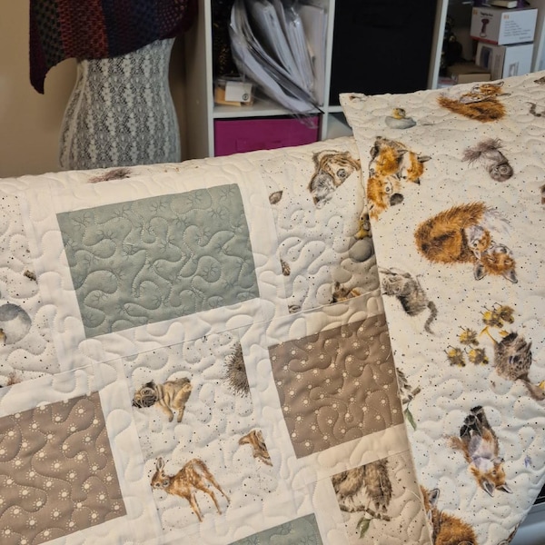 Baby Cuddles DIGITAL PDF Little Fawn Quilt Pattern: 2 Sizes and Layouts ...
