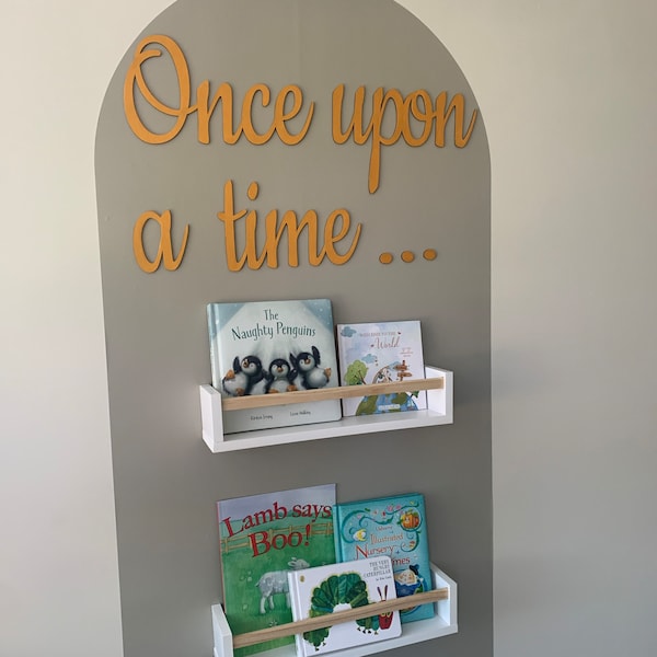 Once Upon a Time | Wooden Wall Words | Nursery | Children’s Room Decor ...