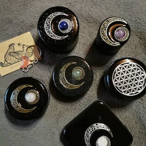 Mini Amethyst Triple Moon Grinder Aluminium Herb Tobacco | Etsy