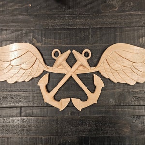 Coast Guard Cutterman Insignia 3D Stl File for CNC Router - Etsy