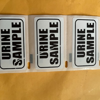 URINE SAMPLE 25-500 Pack Stickers Gag Prank Sticker Decal - Etsy