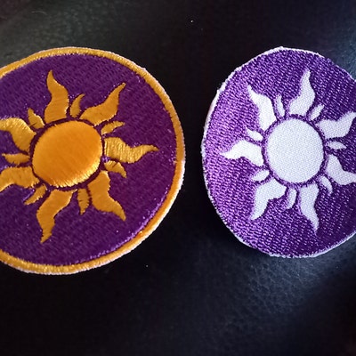 Tangled Inspired Sun Patch // Disney // Embroidered Patch // - Etsy UK