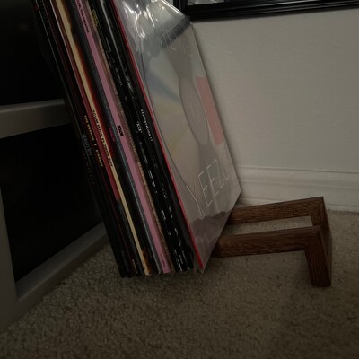 Unique Vinyl Rack, Wood Vinyl Records Storage, Modern Design ...
