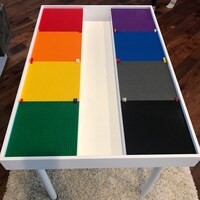 Tall Building Bricks Table, Building Blocks Table , Kids Table With ...