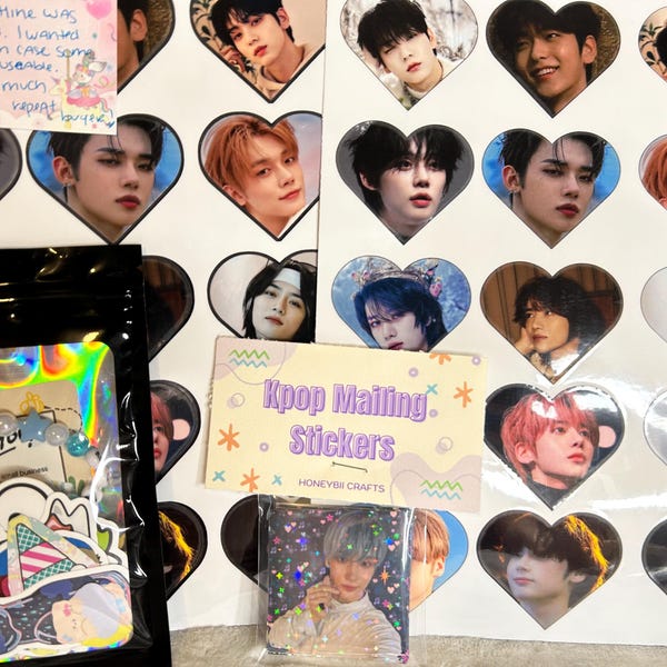 Custom Kop Heart Sticker Sheet - Etsy