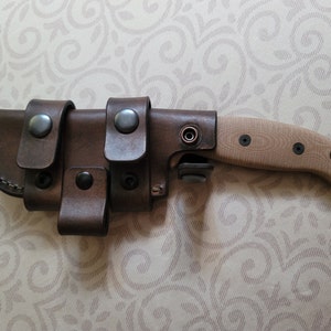 Handmade ESEE 6 Nordic Pouch Leather Sheath With Fire Steel | Etsy