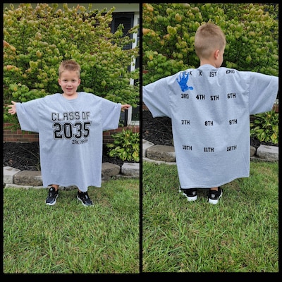 Class of your Year With Name on Youth or Adult Size Shirts Optional K ...