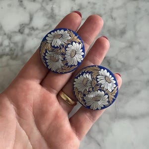 Vintage 2 Tone Blue Rhinestones 3D Silver Tone Pin Brooch - Etsy