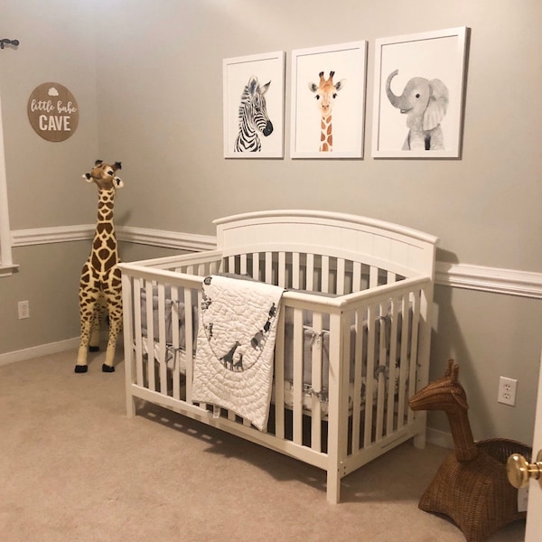 Safari Nursery Prints Set of 3 Prints Safari Nursery Decor, Safari Baby ...