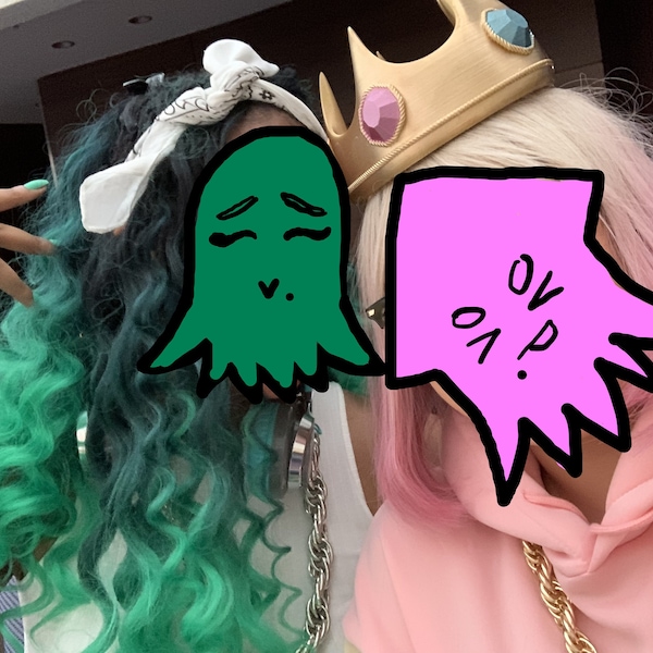 Splatoon 2 Inspired Pearl Deluxe Inkling Cosplay MC Princess Crown ...