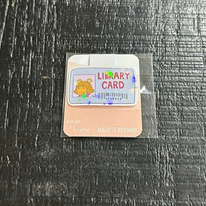 DW Library Card Bookmark Holographic Magnetic Bookmark Book Club ...