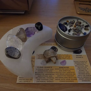 Protection and Strength Crystals Set, Crystals for Protection, Home ...