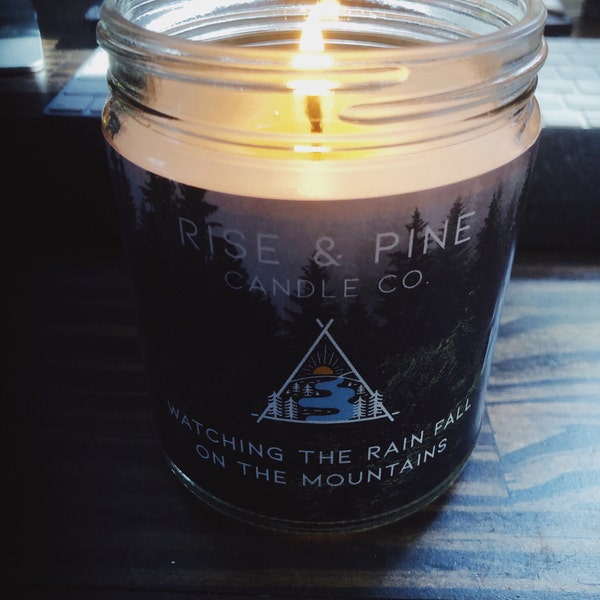 Space Themed Soy Wax Candle | Musk Ozone Candle | Masculine Candle ...