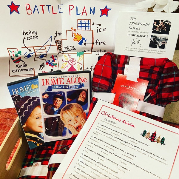 Home Alone Battle Plan W/ Landscape View Svg, Ai, Dxf, Emf, Png, Pdf ...