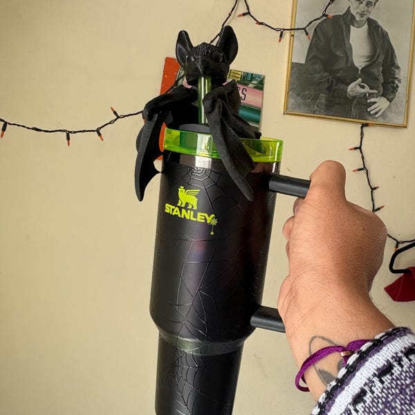 Halloween Bat Straw Topper * Stanley or Brumate 30 Oz / 40oz Straw ...