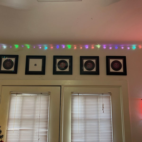 45 Rpm Record Picture Frame Displays Sleeve and 7" Vinyl - Etsy