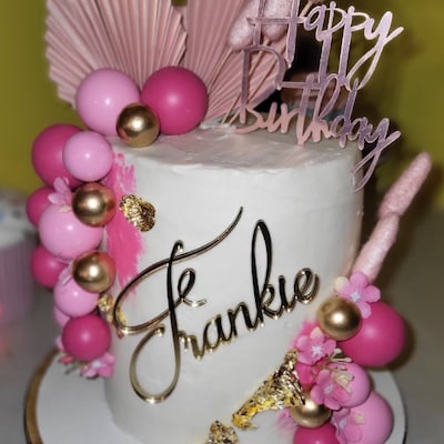 MINI Cake Alphabet Casual Letters Cake Craft Stencil Number - Etsy