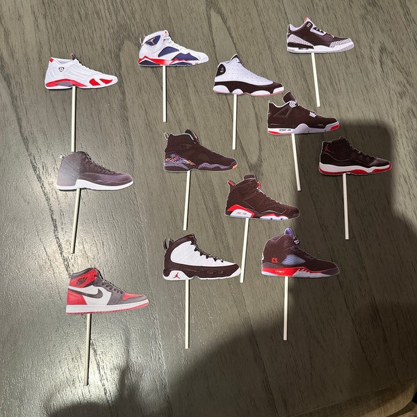 Custom Jordan Cupcake Topper, Jordan Cake Topper, Jordan Gifts, Jordan ...