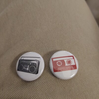 BOOM BOX Button Magnet or Bottle Opener - Etsy