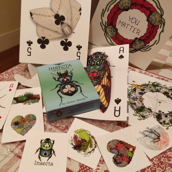 UNCUT SHEET Cryptic Cards Full Deck Uncut Sheet Playing Card Art of ...