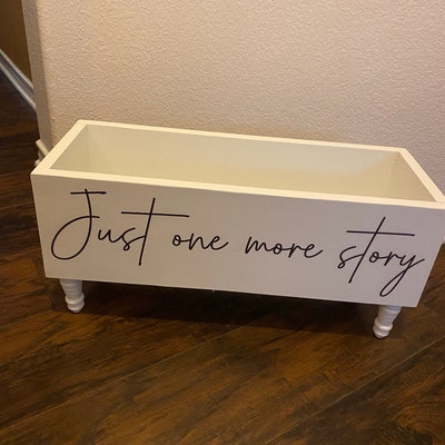 Just One More Story Book Bin Book Storage Books Toy Storage Bookcase ...