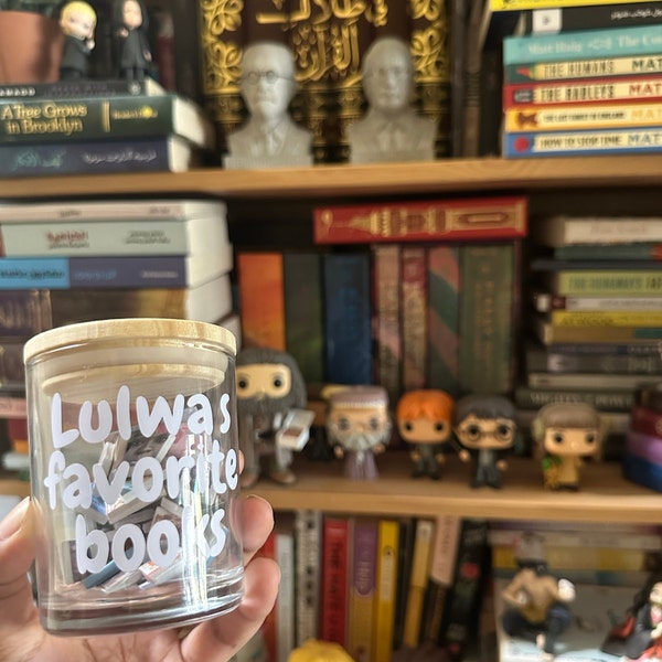 CUSTOM Mini-book Jar, Year of Books & TBR Miniature Book Jar - Etsy