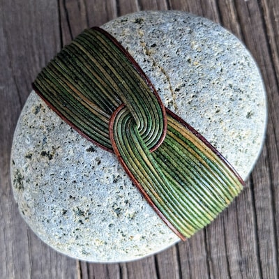 EXTRA LARGE Wrapped Rock, Wrapped Stone, Zen Stone, Wrapped Stones ...