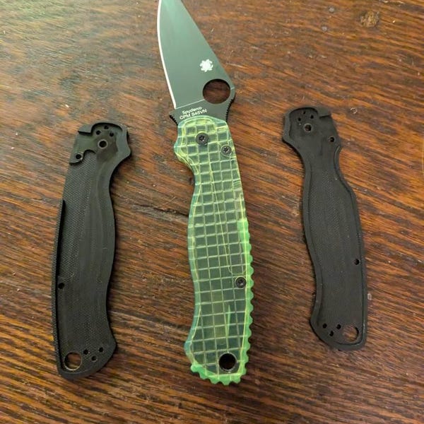 Fits Hinderer XM-18 3.5” Replacement Scale / Titanium Scaled Pattern ...