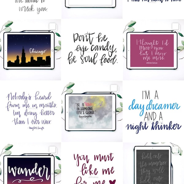 IPad Mockup Styled Stock Photo With Eucalyptus and Apple Pencil - Etsy