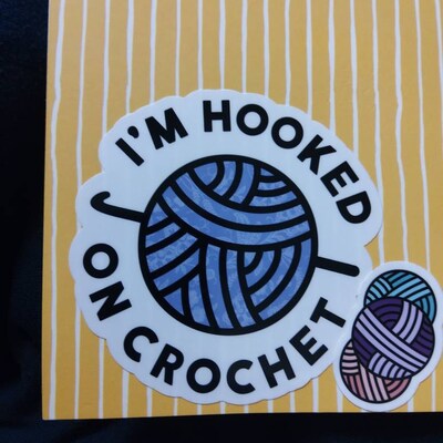 Crochet Stickers,crochet Sticker Pack,artsy Arthurs,hooked on Crochet ...