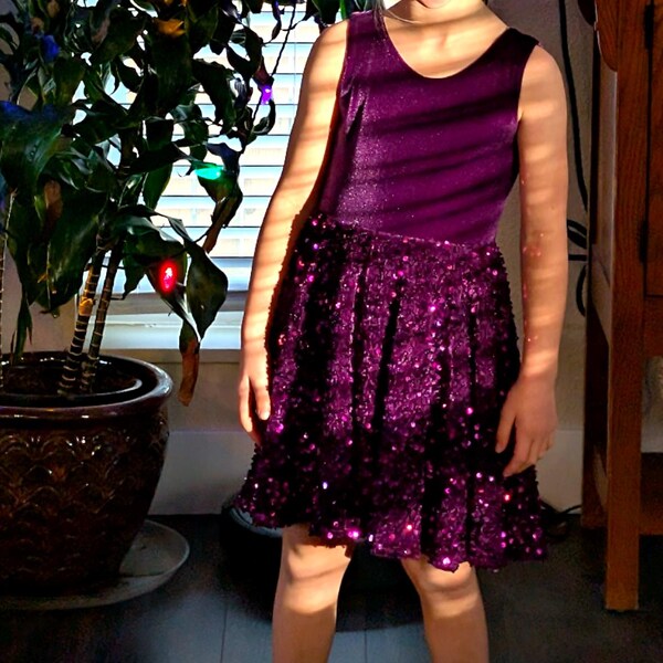 Glow in the Dark Cosmic Girls Dress, STEM, Galaxy, Moon, Stars, Space ...