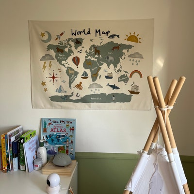 Weather Chart Print in White, Weather Poster, Educational Print ...