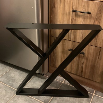 H 28 Inch, Dining Table Legs, Double Z Shape, 1 Pair, SS1110 - Etsy